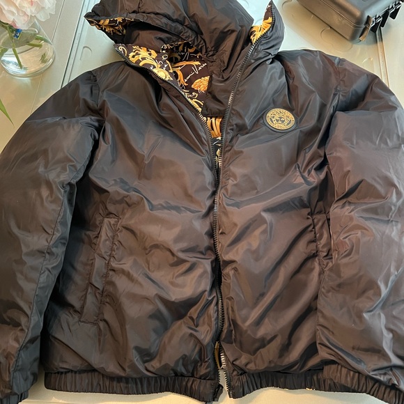 Versace | Jackets & Coats | Versace Reversable Puffer | Poshmark
